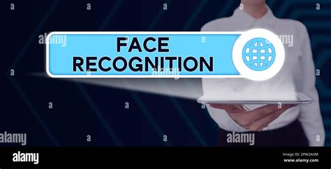 Handwriting Text Face Recognition Business Concept Ability Of A Computer To Scan And Recognize