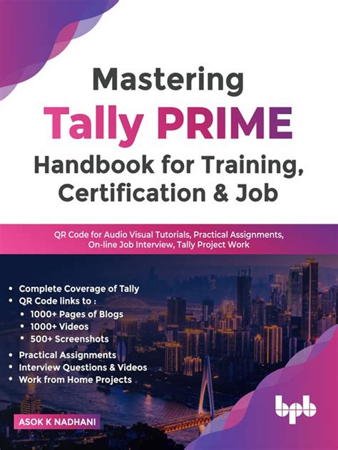 Mastering Tally Prime Training Certification And Job By Nadhani Goodreads