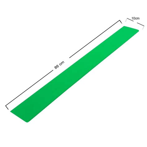 Tala Moldável Aramada Em Eva Com Velcro G 86 X 10 Cm Verde Em