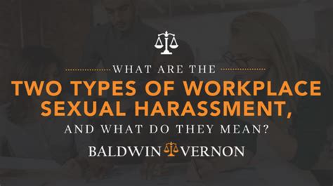 What Are The Two Types Of Workplace Sexual Harassment And What Do They
