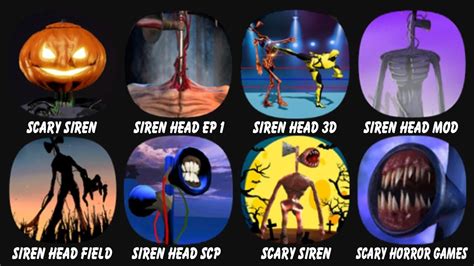 Scary Siren Horror Games 3D Siren Head Ep 1 Siren Head Vs Robot 3D