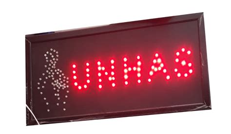 Letreiro Led Painel Luminoso Placa De Aviso Loja Unhas R Em Mercado Livre