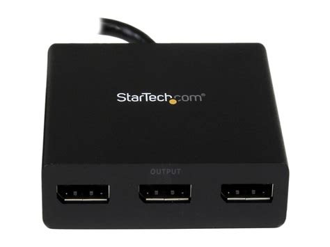 StarTech Com MSTDP DP DisplayPort To DisplayPort Multi Monitor Splitter Port MST Hub DP