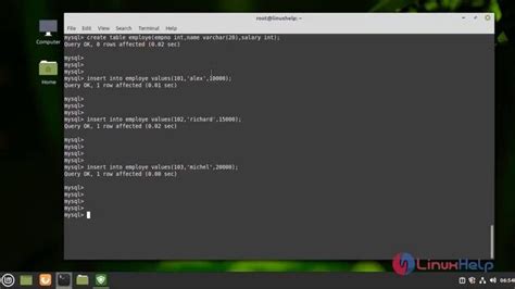 How To Install Mysql And Create Database Tables Dump And Restore Mysql On Linux Mint 20 2