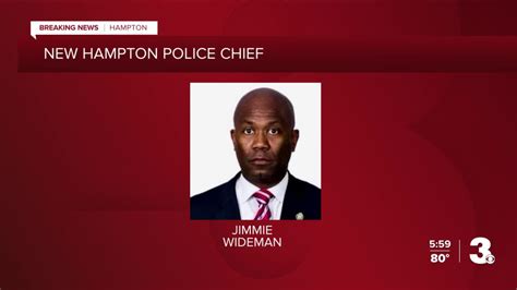 Lifelong Hampton Resident Jimmie Wideman Becomes Police Chief In The