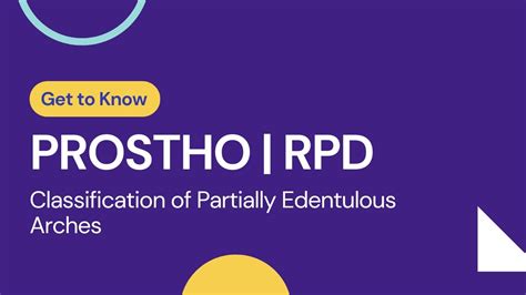 Prostho Rpd Classification Of Partially Edentulous Arches Youtube