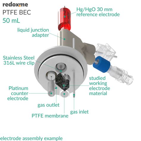 Ptfe Basic Electrochemical Cell Setup Celsa