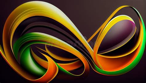 Generative Ai Chromatic Fusion A Bold And Lively Abstract Wallpaper Background Stock