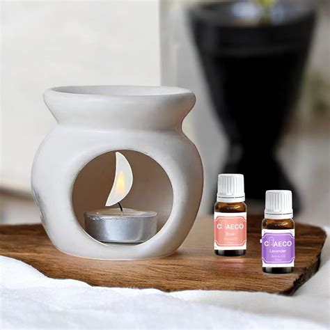 Chaeco Ceramic Aroma Oil Burneraromatic Diffuseroil Warmer For Home