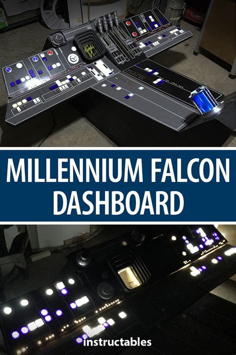 Millennium Falcon Dashboard Build Your Own Star Wars Desk How To