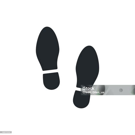 Shoe Print Icon Stock Illustration Download Image Now Shoe Print