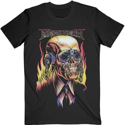 חולצה שחורה Megadeth 2 מידה Xl ביטניק חנות תקליטים