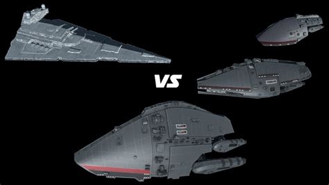 Imperial Ii Star Destroyer Vs Bulwark Battlecruiser I Iii Star Wars