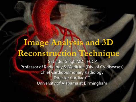 Pdf Image Analysis And 3d Reconstruction Technique Dokumentips