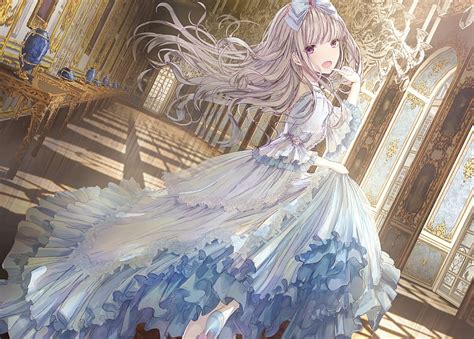 Anime Girl Wearing A Dress