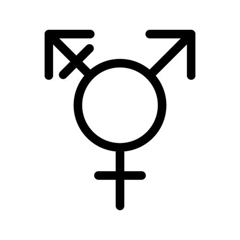 Gender Fluid Icon Vector Symbol Design Illustration 26325561 Vector Art