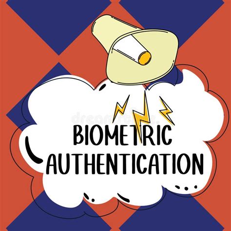 Text Caption Presenting Biometric Authentication Business Concept