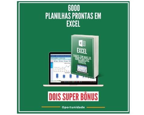 Excel 6000 Planilhas Prontas E EditavÉis