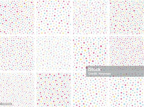 원활한 색종이 Funfetti 패턴을 뿌려 색종이 조각에 대한 스톡 벡터 아트 및 기타 이미지 색종이 조각 색 설탕 배경