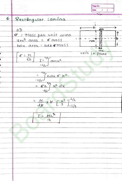 NCERT Class Physics Chapter Systems Of Particles And Rotational Motion Notes PDF