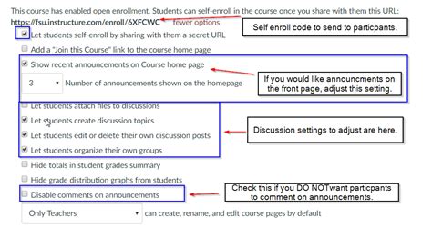 creating an organization using a canvas course site fsu canvas