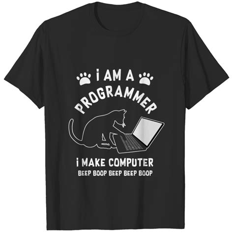 Black Cat Paws I Am A Programmer Programmer Computer Scientist Computer
