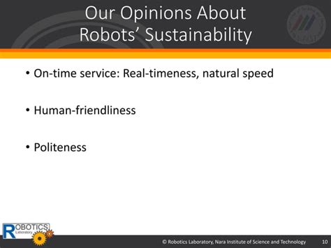 Robots And Sustainability Ppt