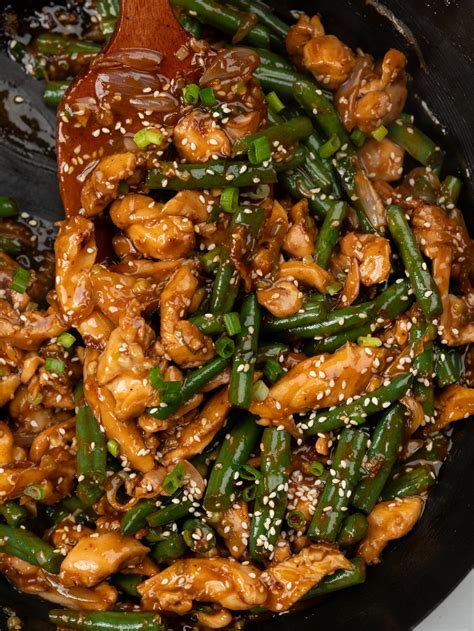Chicken And Green Beans Stir Fry The Flavours Of Kitchen