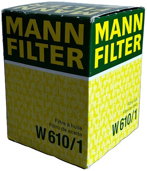 Масляный фильтр MANN-FILTER W 610/1 — купить в интернет-магазине по ...