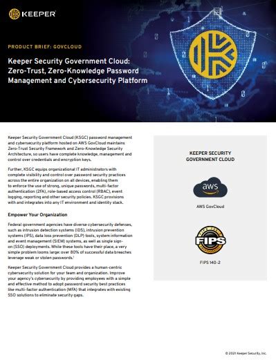 Keeper Security It Resources Carahsoft