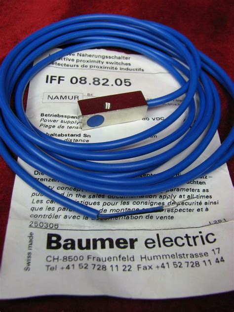 baumer inductive proximity sensor flowautomech