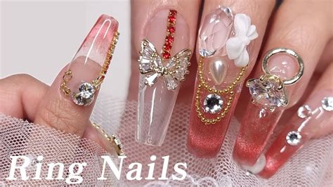 영롱한 반지네일 And 원하는 컬러의 자석젤 만들어 쓰는방법 자석네일 ㅣ마그네틱젤 ㅣ 셀프네일 ㅣ 파츠네일 ㅣ 반지네일 ㅣring Nails Youtube