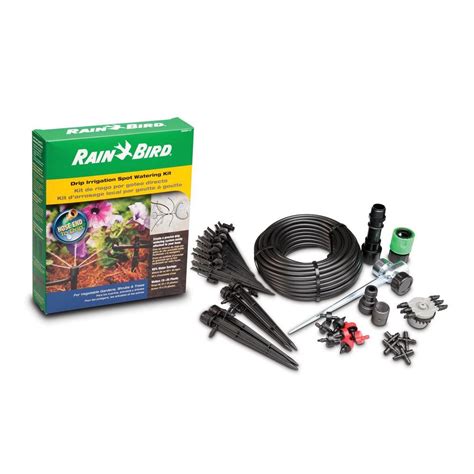 Rain Bird Drip Irrigation Spot Watering Kit Swdmspkit The Home Depot