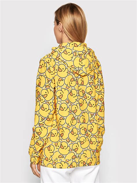 Mr Gugu And Miss Go Суитшърт Unisex Black Rubber Duck Жълт Regular Fit