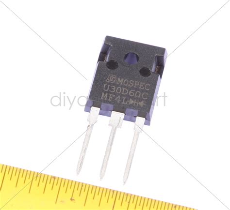 Mospec U30d60c Switchmode Dual Ultrafast Power Rectifier 30a 600v