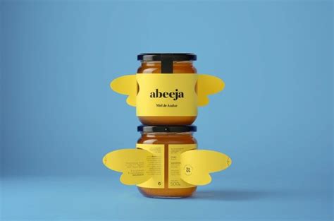 꿀벌 농장 꿀 패키지 디자인 네이버 블로그 Honey Packaging Jar Packaging Packaging Design Inspiration