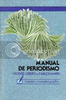 MANUAL DEL PERIODISMO PDF VICENTE LENERO CARLOS MARIN Espacio Cultura Y Arte