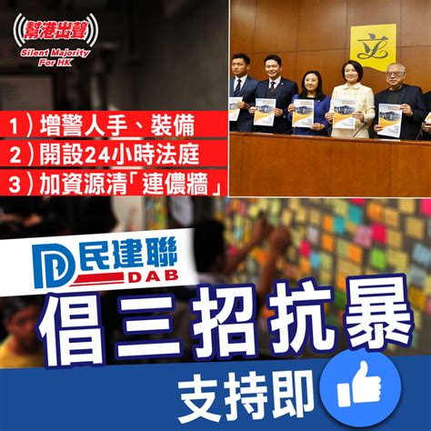 民建聯早前與財政司司長會面，就新一份《預算案》提出合共80多項建議。包括 幫港出聲 Silent Majority