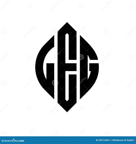圆形椭圆形腿圆字符徽标设计 带排版样式的腿椭圆字母 三个首字母组成 向量例证 插画 包括有 公司 典雅 256714041