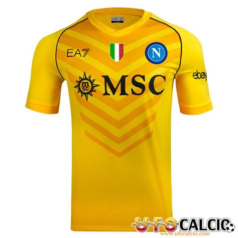 Maglie Calcio SSC Napoli Giallo 2023 2024 A Poco Prezzo Ufficiali