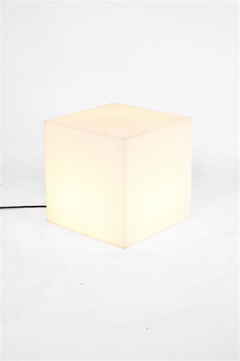 Light Up Cube Lamp Table The Classic Modern Prop Hire Company