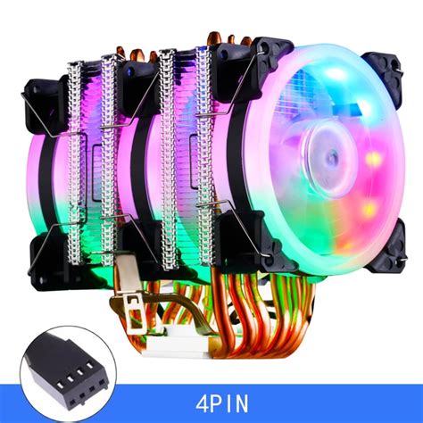 Iwongou Cpu Cooler 2011 4pin Pwm 6 Heat Pipes Processor Cooler X99 For