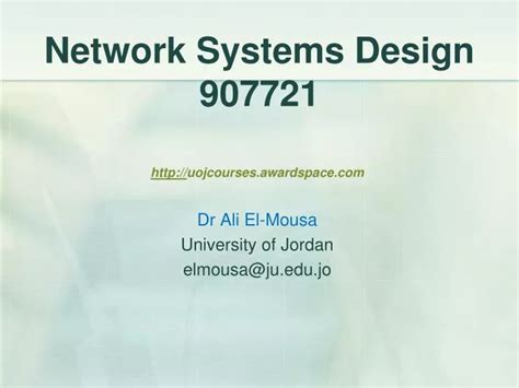 ppt network systems design 907721 powerpoint presentation free