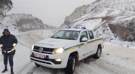 Road Closures Due To Snow In The Eastern Cape South Africa Today