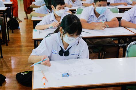 การสอบธรรมสนามหลวง แผนกธรรมศึกษา สำนักเรียนวัดโบสถ์ วันอังคารที่ ๑๕