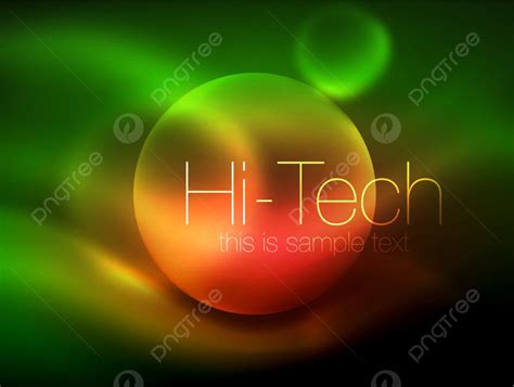 Blurred Neon Glowing Circle Background Swirl Circle Color Background