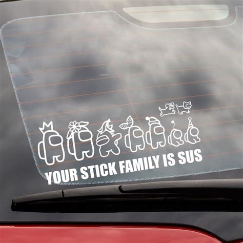 Among Us Car Decal Etsy