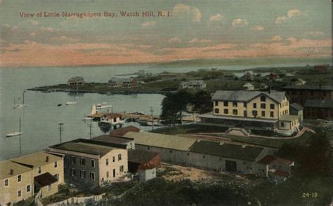View Of Little Narragansett Bay Watch Hill Ri Postcard