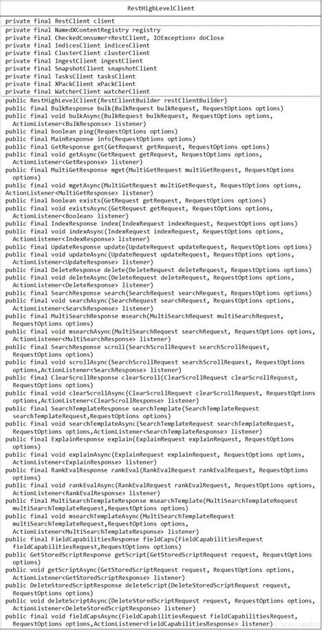 Elasticsearch Client详解elasticsearchclient Csdn博客