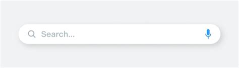 Premium Vector Search Bar With Round Corners Internet Browser Engine With Search Box Address